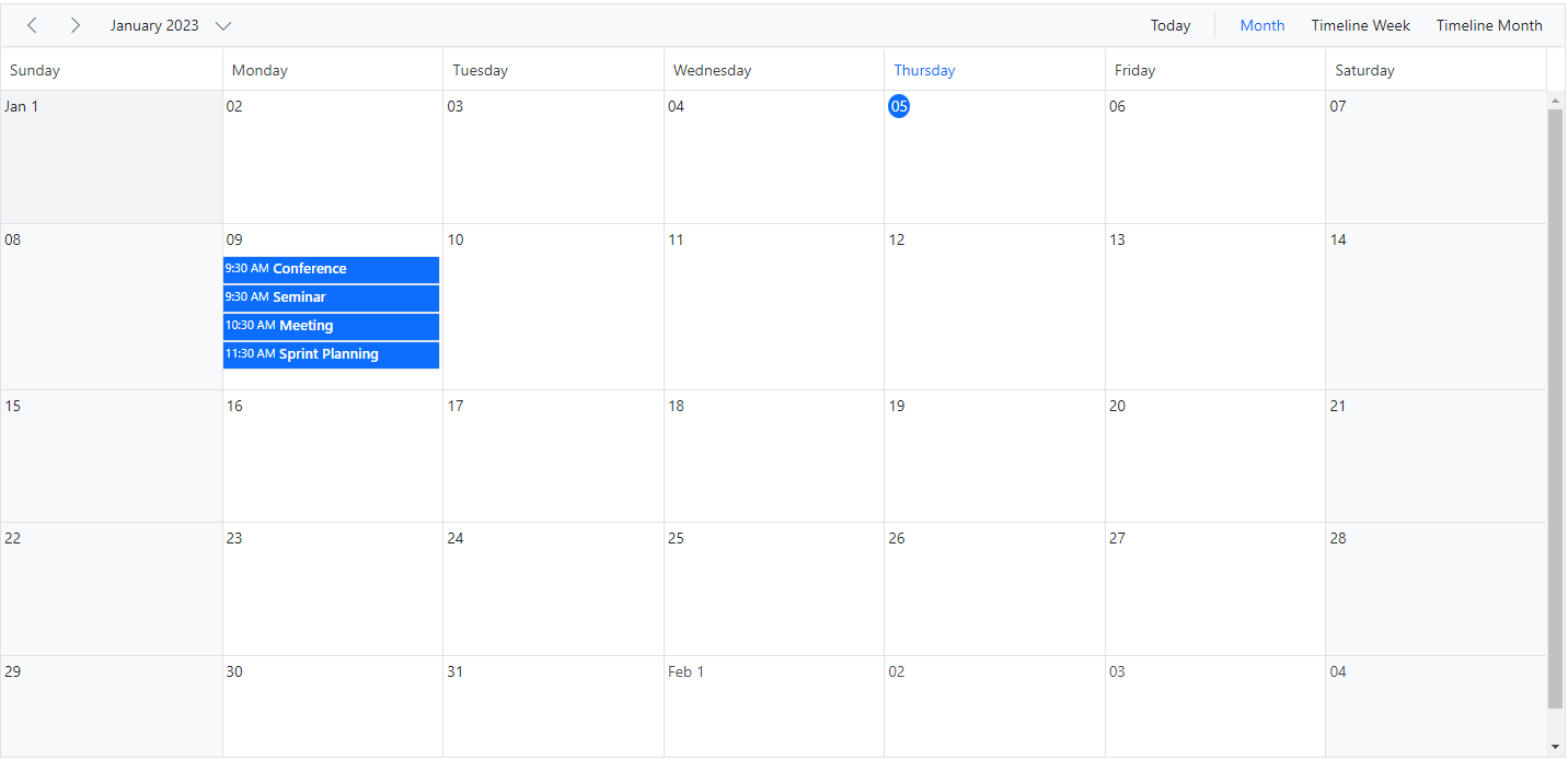 Row Auto Height In Angular Schedule Component Syncfusion