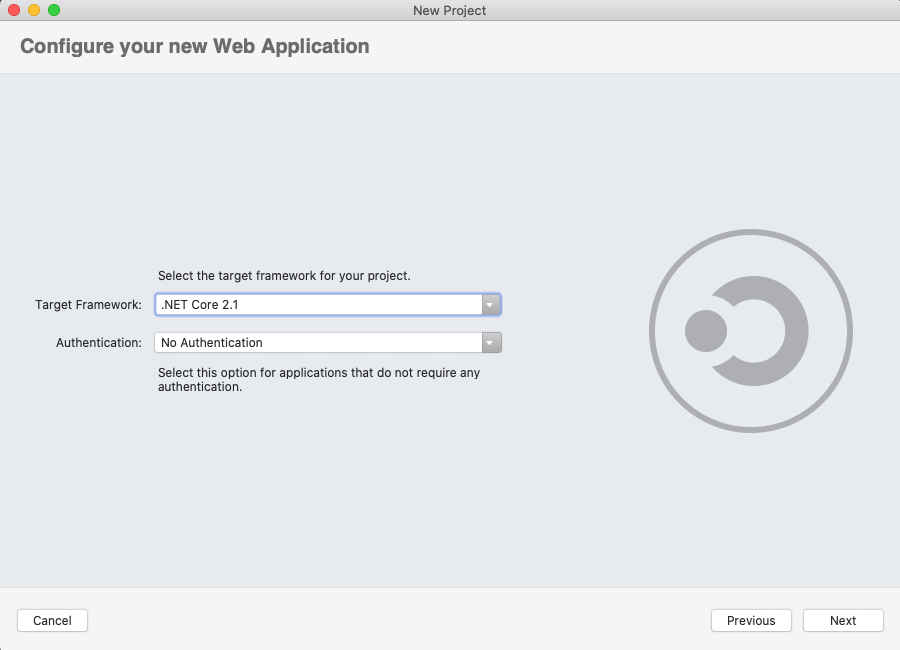 Getting started with Syncfusion ASP.NET Core - Visual Studio for Mac