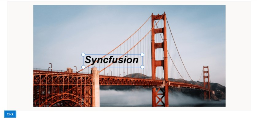 Annotation in ASP.NET CORE ImageEditor Control | Syncfusion