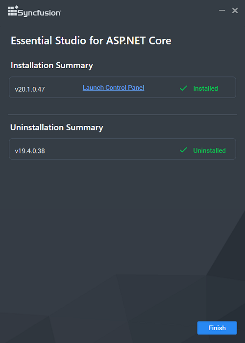 Installation Using Syncfusion Off Line Installer in ASP.NET CORE Component
