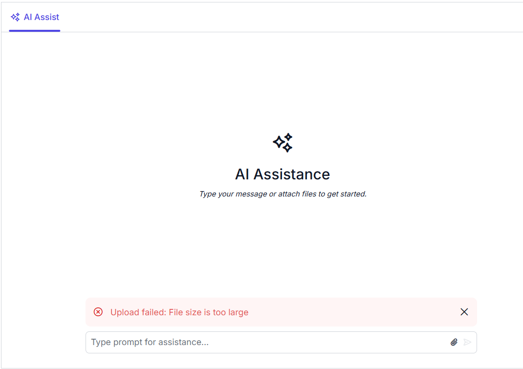 Attachments in ASP.NET MVC AI AssistView Control | Syncfusion
